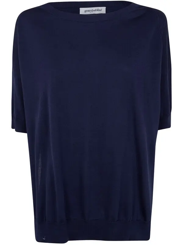 GENTRYPORTOFINO Knit Sweater - Blue