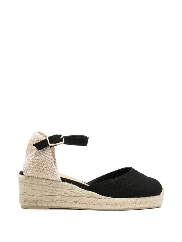 CastaÑer Carol Espadrille Sandals - Black