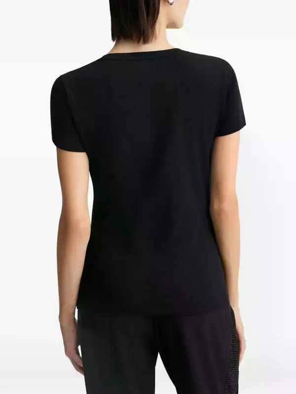 Liu Jo Embellished Crew-neck T-shirt - Black