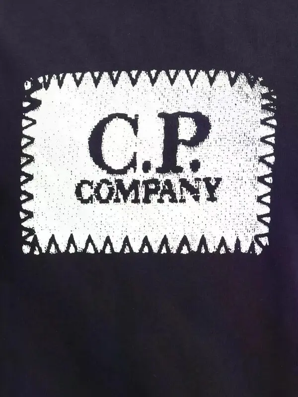 C.P. COMPANY Jersey 30/1 Short-sleeve Logo Label T-shirt
