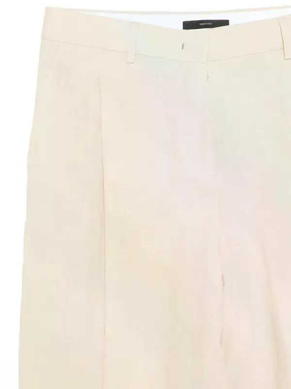 Paul Smith Pleated Trousers - Neutrals