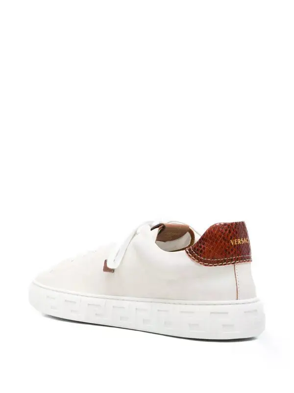 Versace Greca Low-top Sneakers - Neutrals
