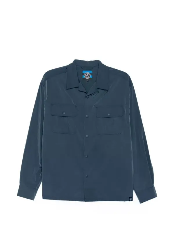 AGNES B. Open-collar Pocket Shirt