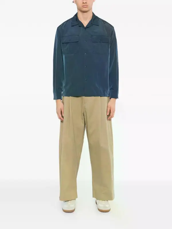 AGNES B. Open-collar Pocket Shirt