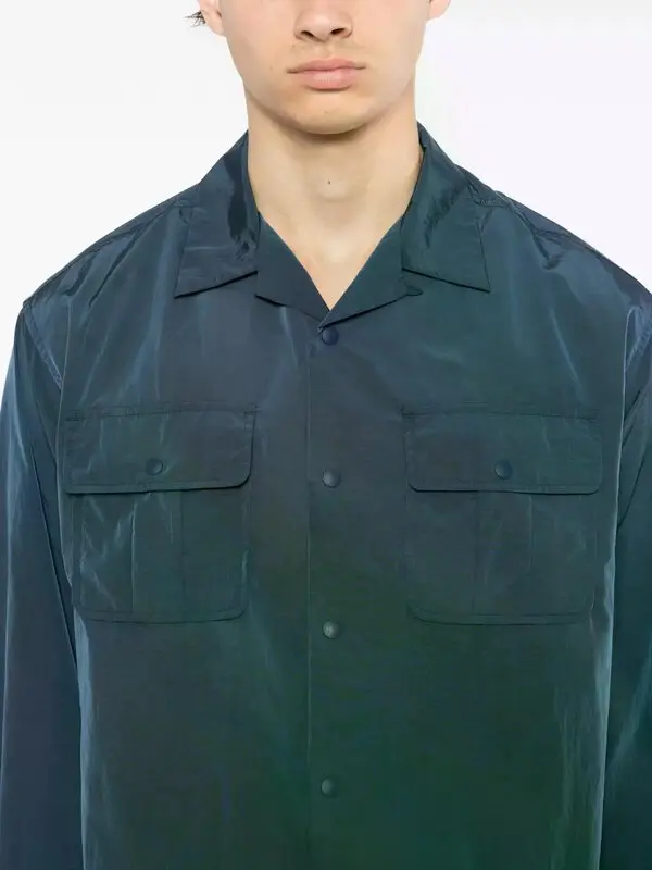 AGNES B. Open-collar Pocket Shirt