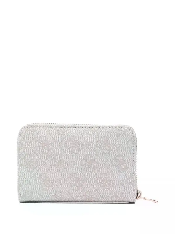 Guess Monogram-pattern Wallet - Grey