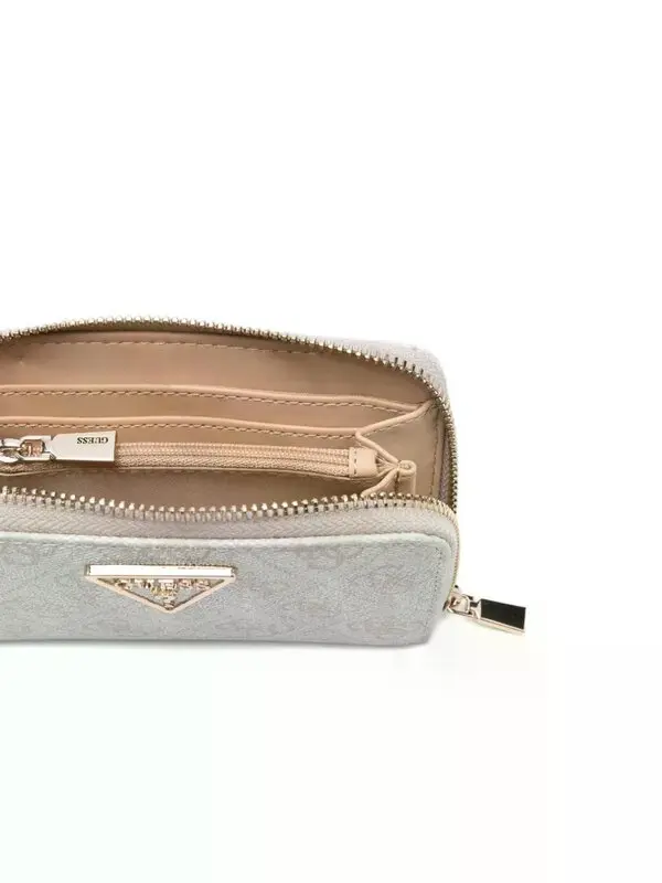 Guess Monogram-pattern Wallet - Grey
