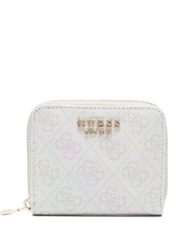 Guess Monogram-pattern Wallet - Grey