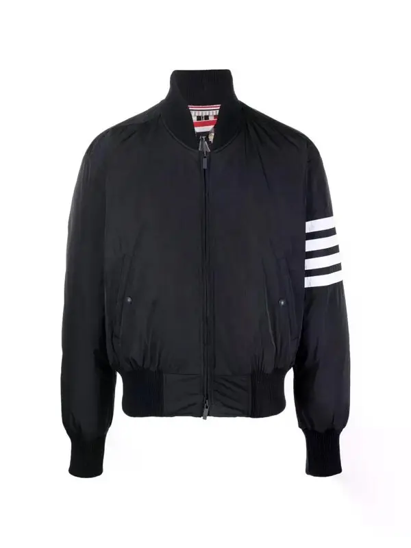 Thom Browne Striped Bomber Jacket - Blue
