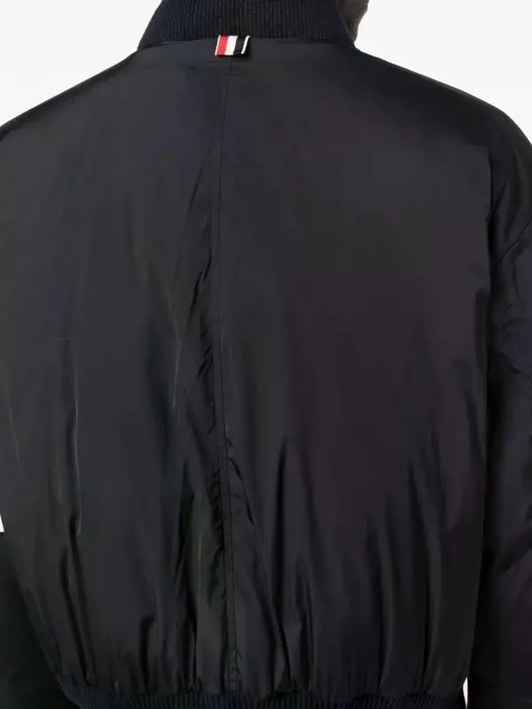 Thom Browne Striped Bomber Jacket - Blue