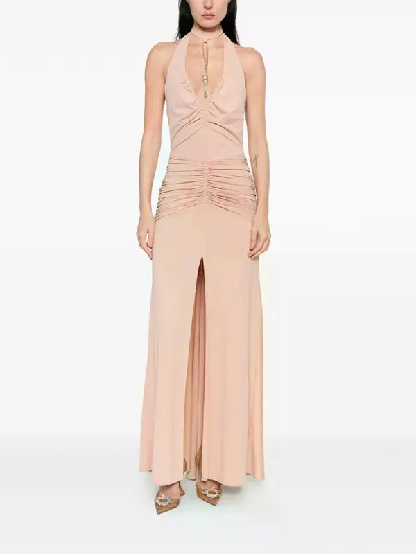 BABYLONE PARIS Halterneck Maxi Dress