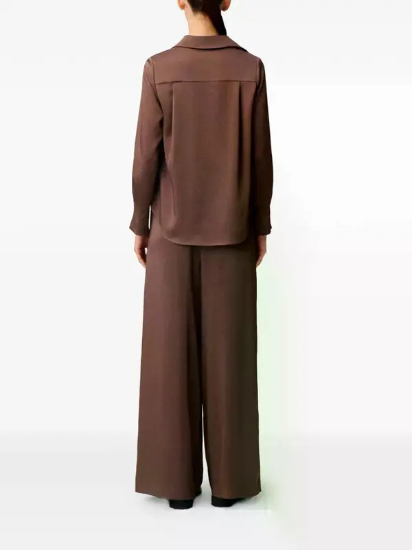 Claudie Pierlot Collared Blouse With Pleat Detailing