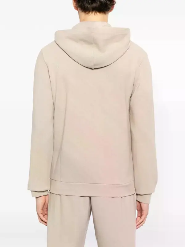Emporio Armani Logo-embroidered Hoodie
