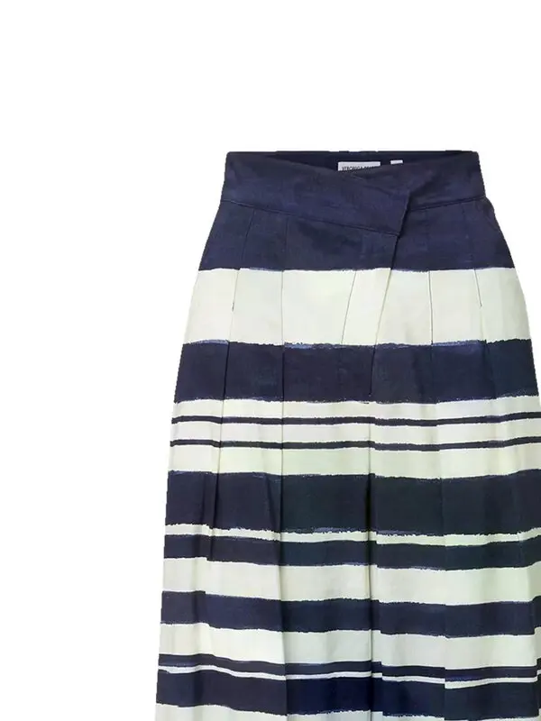 Veronica Beard Heron Striped Trousers - Blue
