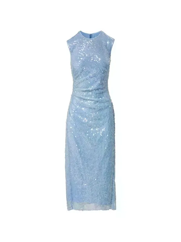 Veronica Beard Sequin-embellished Midi Dress - Blue