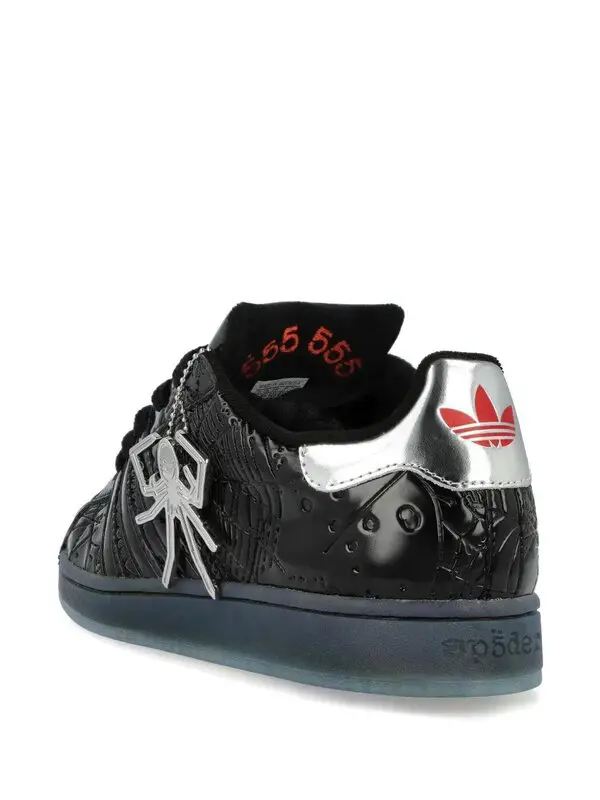 Adidas X Sp5der Superstar Embossed Sneakers - Black