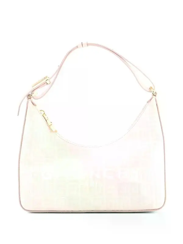 Givenchy Moon Cut Out 4g Coated Canvas Small Hobo Bag - Neutrals