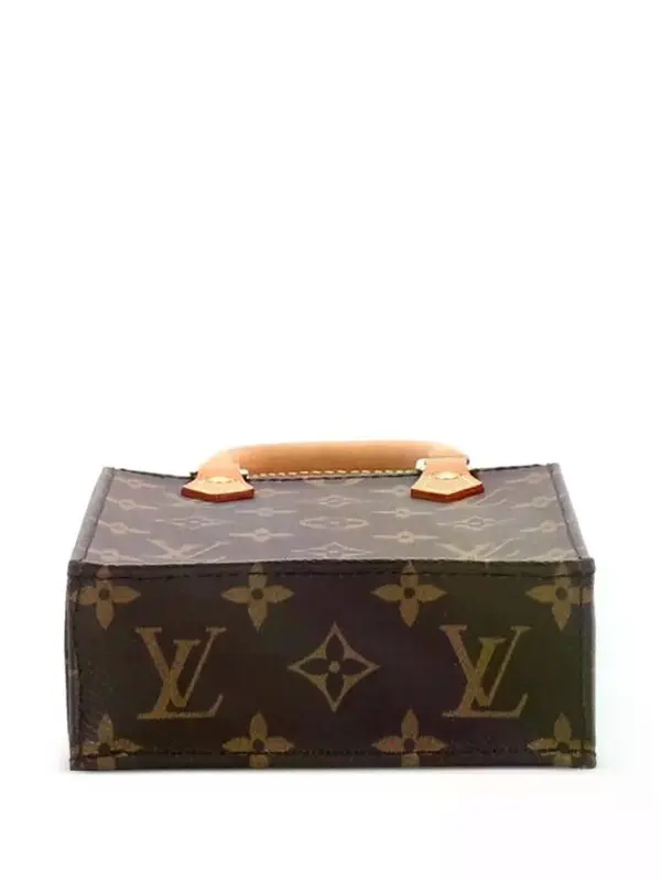 LOUIS VUITTON Petit Sac Plat Monogram Canvas - Brown