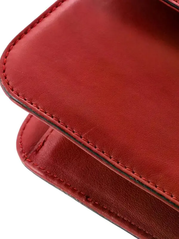 Valentino Garavani Glam Lock Leather Large Shoulder Bag