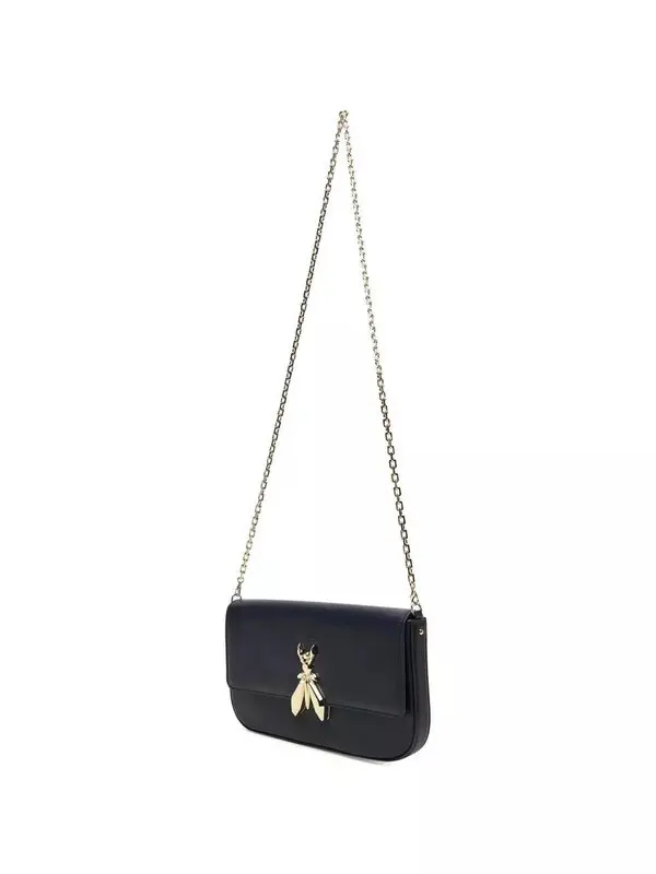 Patrizia Pepe Fly Leather Clutch - Blue