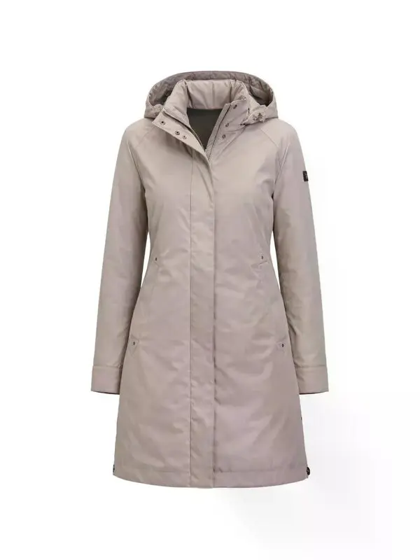 BETTY BARCLAY Hooded Coat - Neutrals
