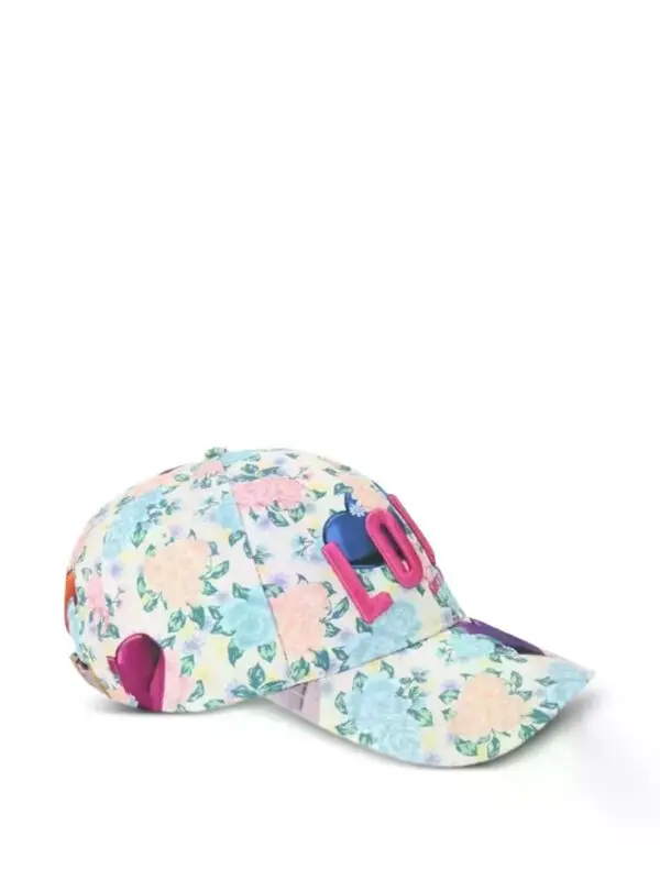 Kurt Geiger Floral-patterned Baseball Cap