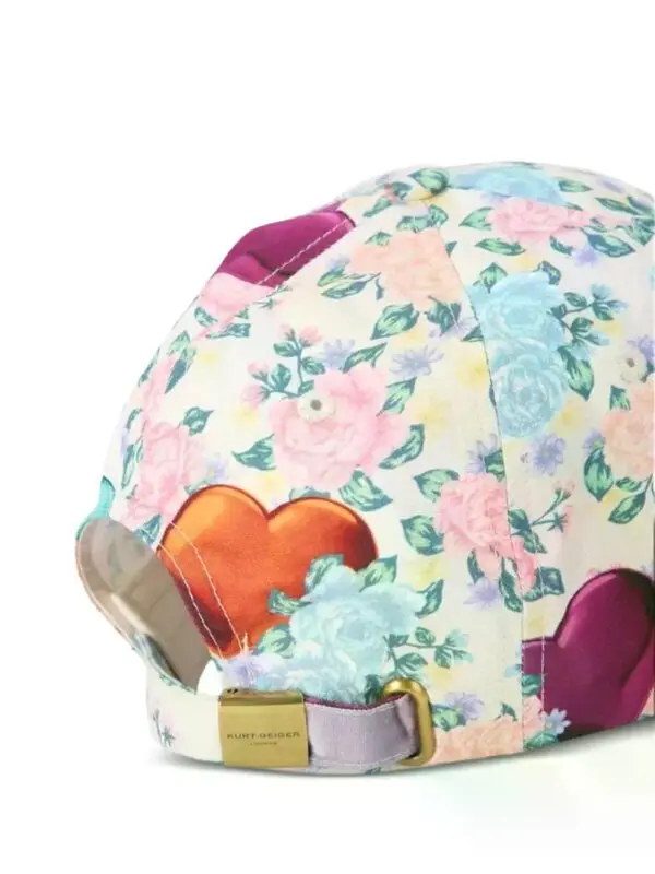 Kurt Geiger Floral-patterned Baseball Cap