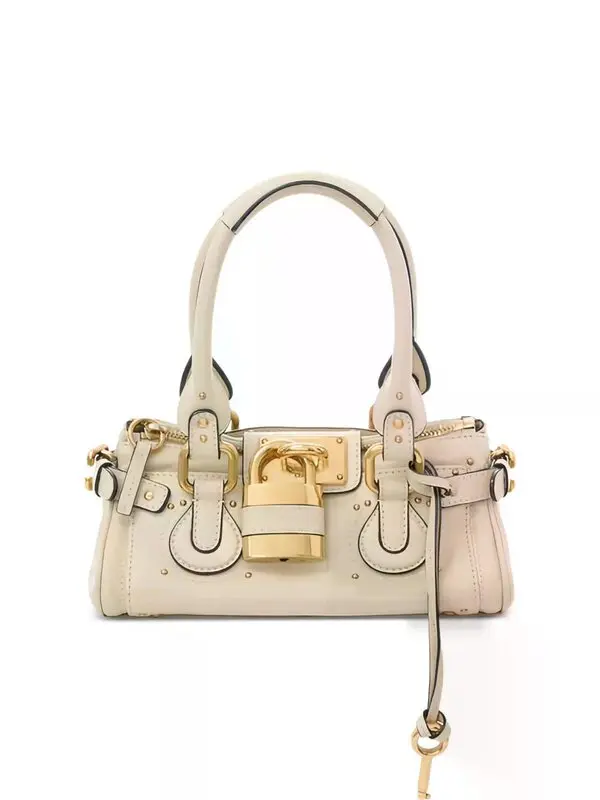 Chloé Paddington Padlock Tote - Neutrals