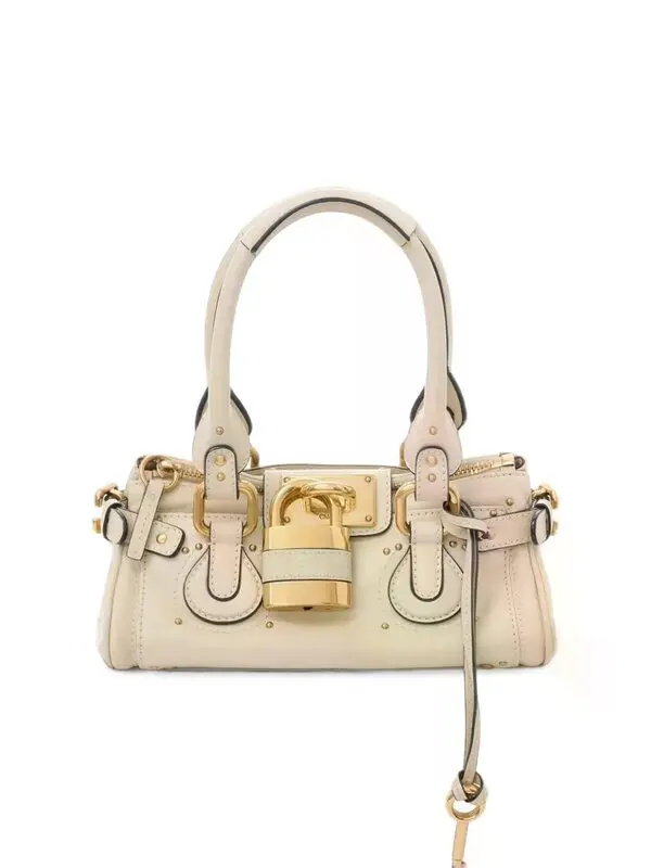 Chloé Paddington Padlock Tote - Neutrals