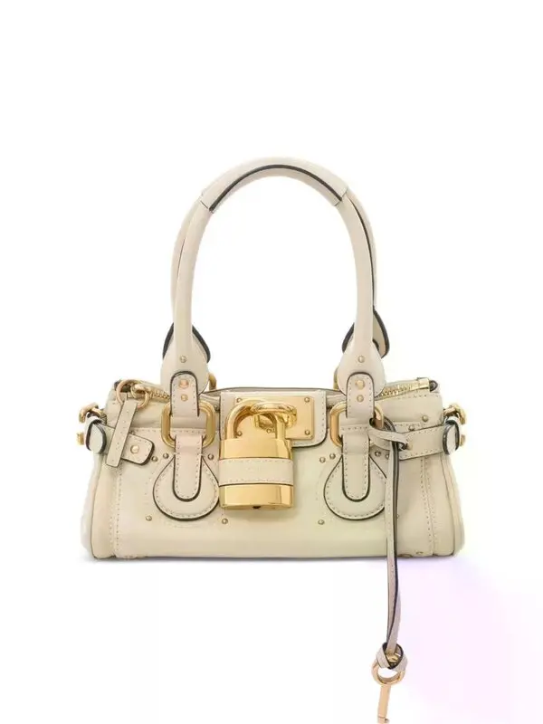 Chloé Paddington Padlock Tote - Neutrals