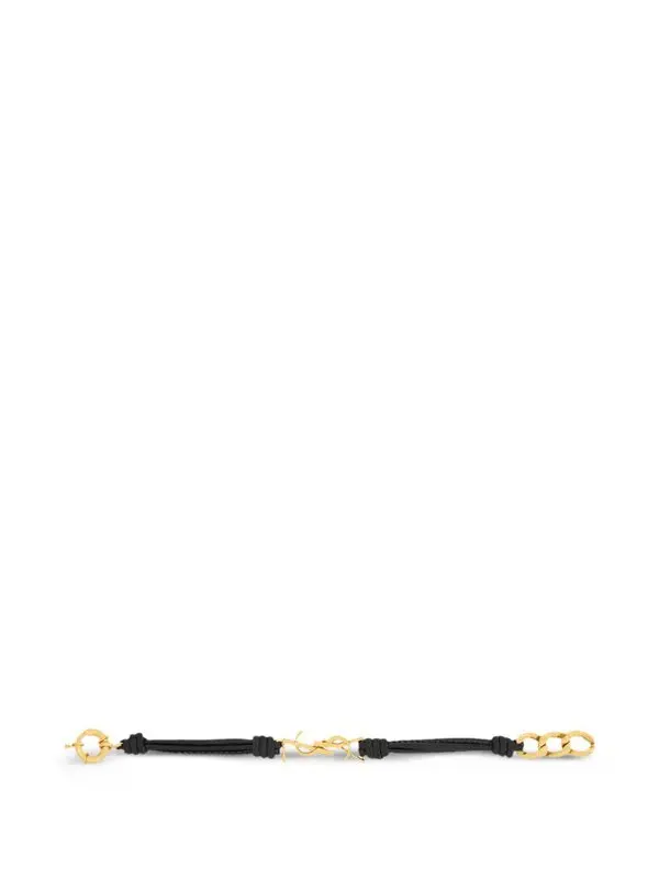 Saint Laurent Logo Bracelet - Gold