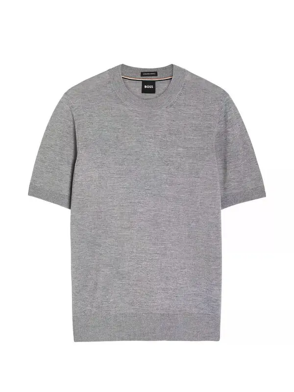 BOSS Umauro Crew-neck T-shirt - Grey