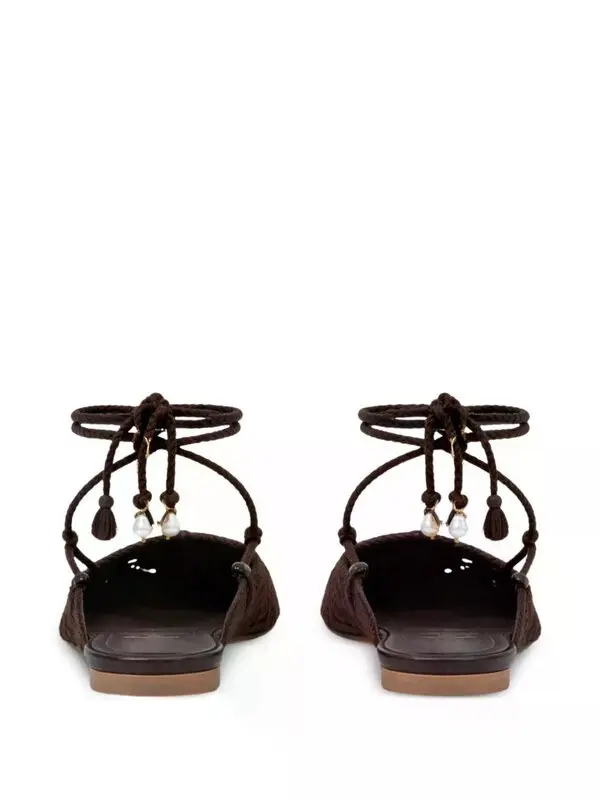 TWINSET Crochet Ballet Mules
