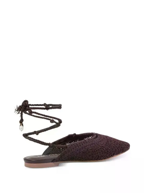 TWINSET Crochet Ballet Mules