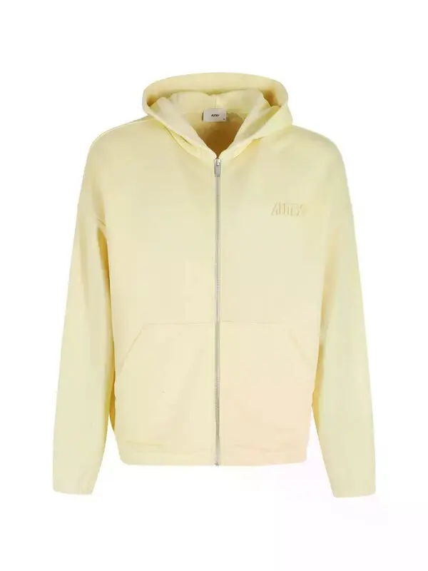 AUTRY Hooded Zip-up - Yellow
