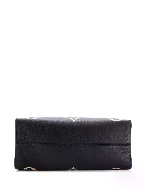 LOUIS VUITTON Onthego Tote Bicolor Monogram Empreinte Giant Mm Shoulder Bag - Black