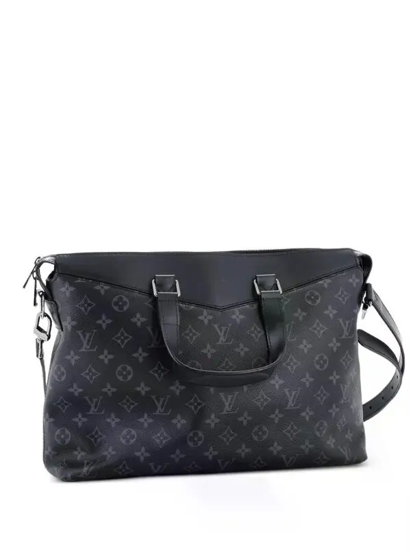 LOUIS VUITTON Explorer Briefcase Monogram Eclipse Canvas - Black