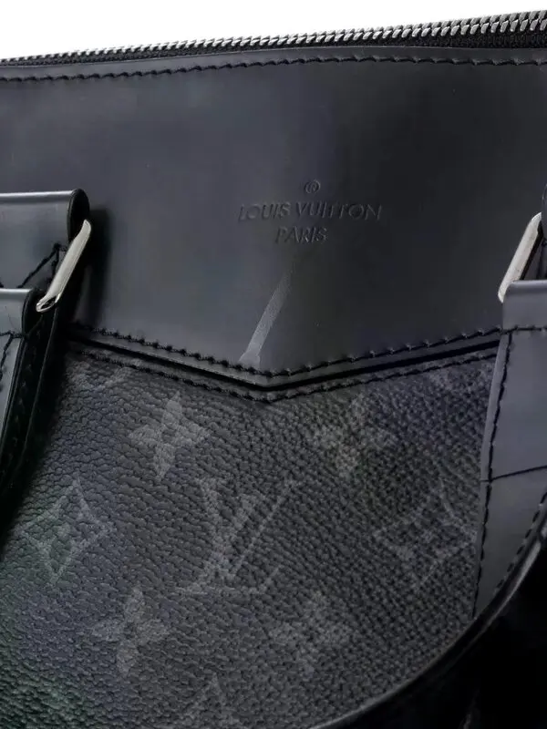 LOUIS VUITTON Explorer Briefcase Monogram Eclipse Canvas - Black