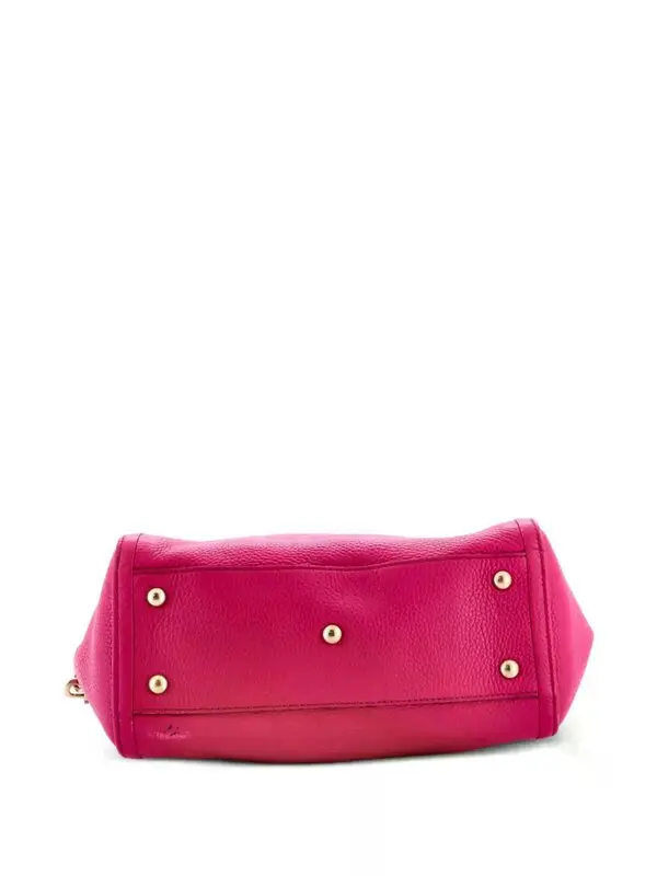 Gucci Soho Convertible Top Handle Leather Satchel - Pink