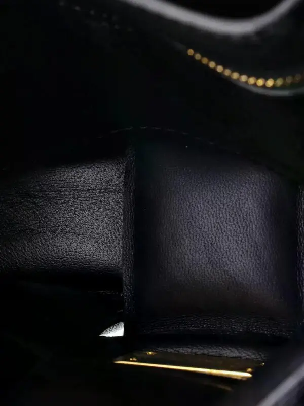 Bottega Veneta Cassette Chain Padded Maxi Intrecciato Leather Crossbody Bag - Black