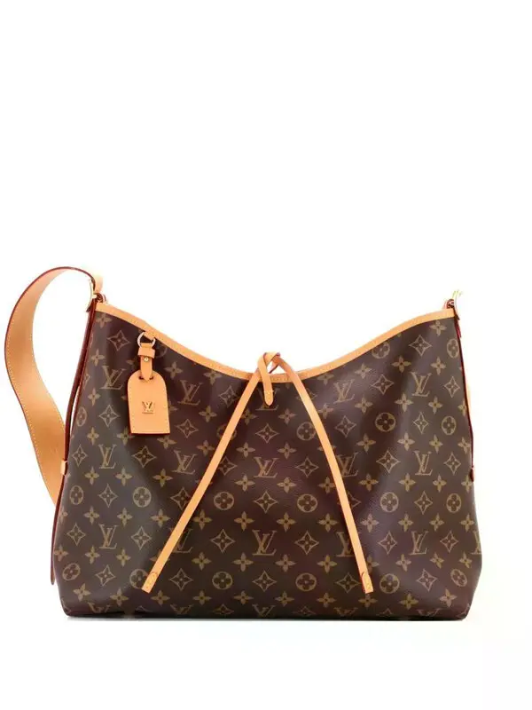 LOUIS VUITTON Carryall Monogram Canvas Mm Hobo Bag - Brown