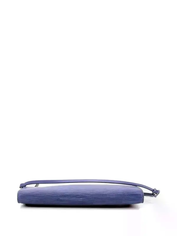 LOUIS VUITTON Pochette Accessoires Epi Leather Clutch Bag - Blue