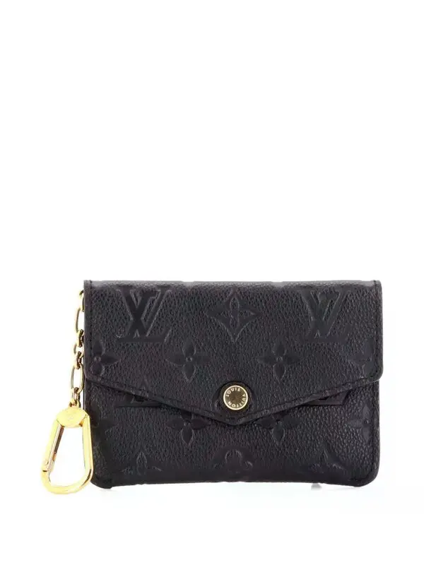 LOUIS VUITTON Key Monogram Empreinte Leather Pouch - Black