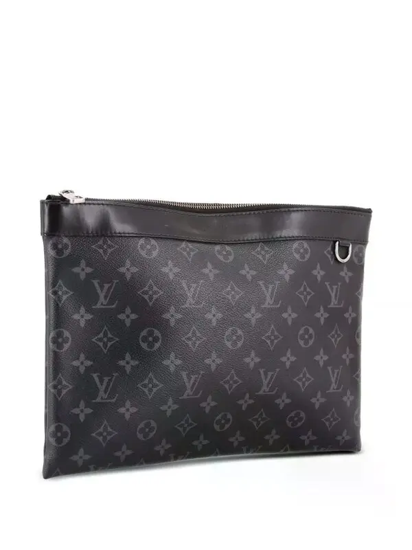 LOUIS VUITTON Discovery Pochette Monogram Eclipse Canvas Gm Pouch