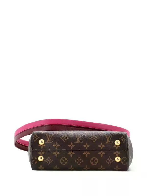 LOUIS VUITTON Cluny Top Handle Bb Satchel Monogram Canvas