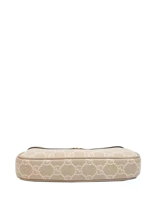 Gucci Small Gg Supreme Ophidia Shoulder Bag - Brown