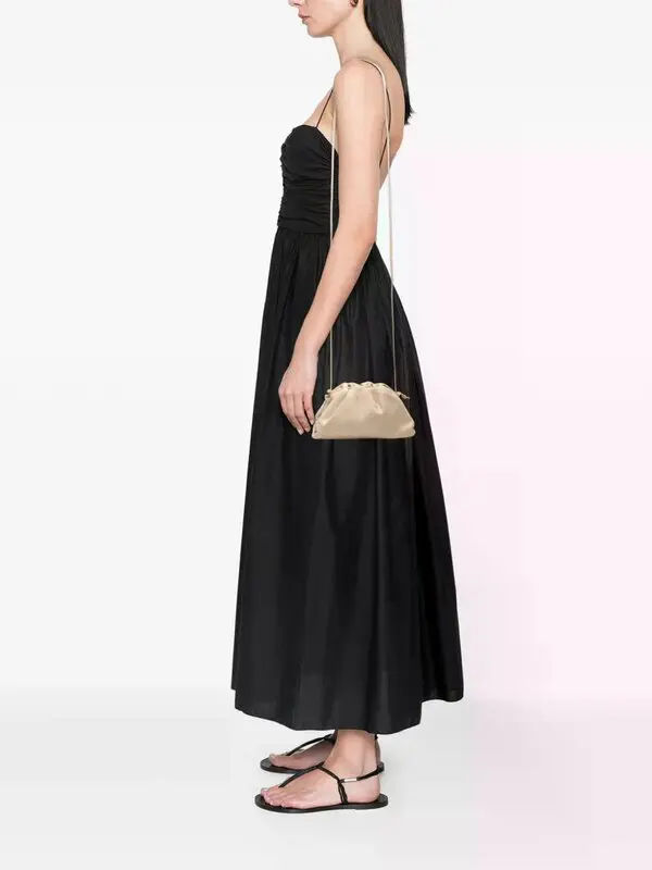 Bottega Veneta Lambskin The Mini Pouch Crossbody Bag - Brown