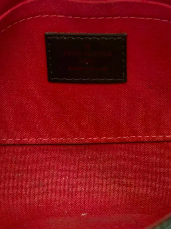 LOUIS VUITTON 2015 Damier Ebene Favorite Pm Satchel - Brown