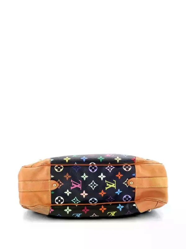 LOUIS VUITTON Greta Handbag Monogram Multicolor Hobo - Black