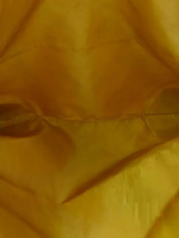 Prada Vitello Trimmed Canapa Tote - Yellow